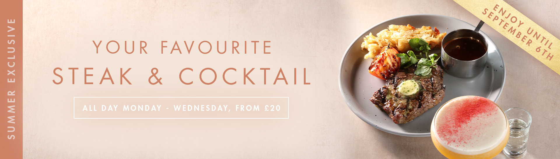 Steak & Cocktail Offer | Miller & Carter Solihull
