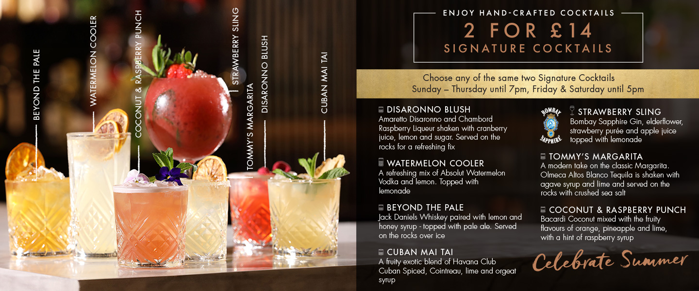 Discover Our Drinks Menu | Miller & Carter