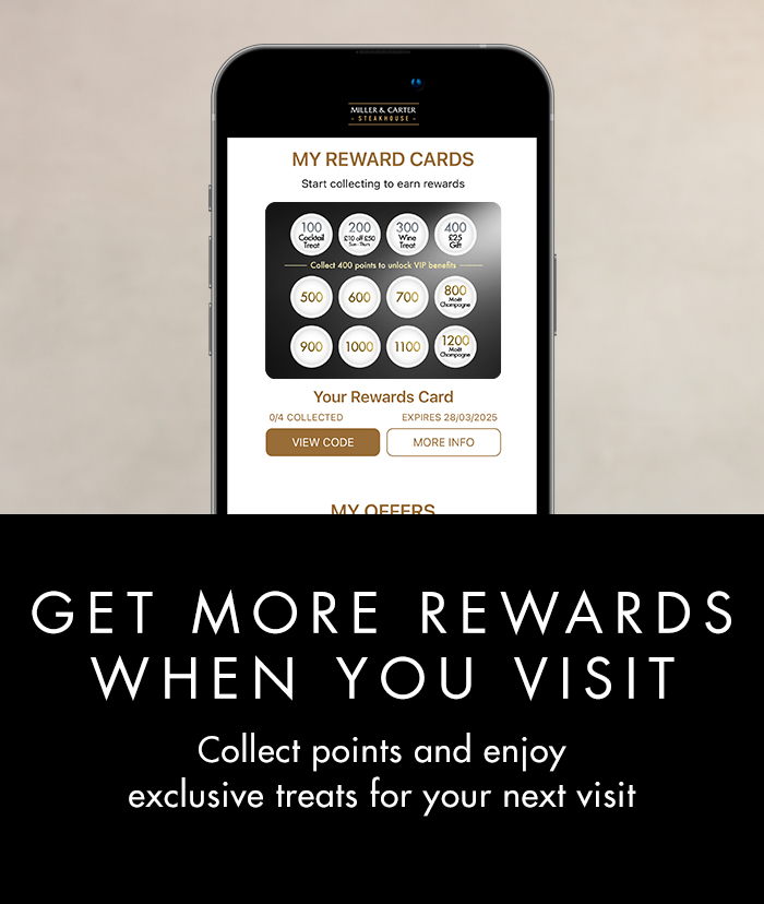 Miller & Carter App - Earn £10 & £25 Off | Download Now