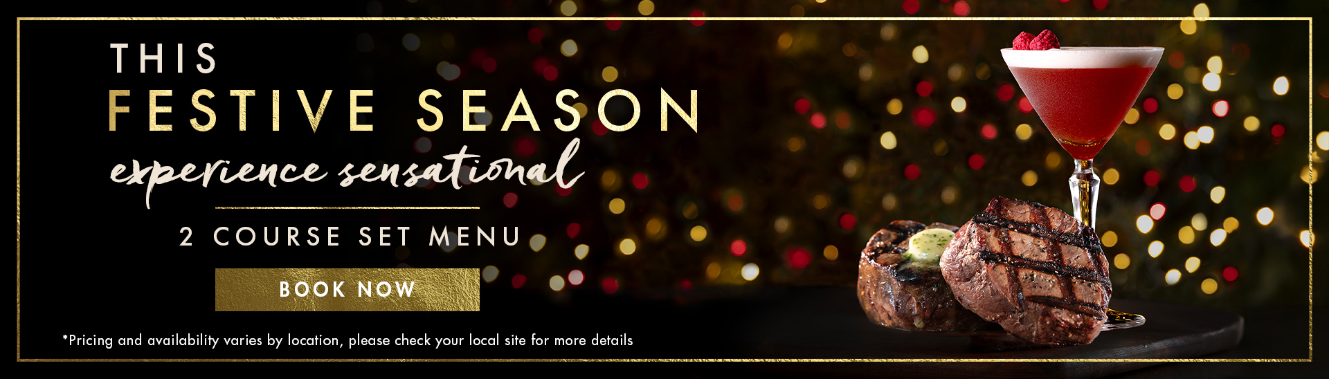 Christmas Menu 2025 at Miller & Carter