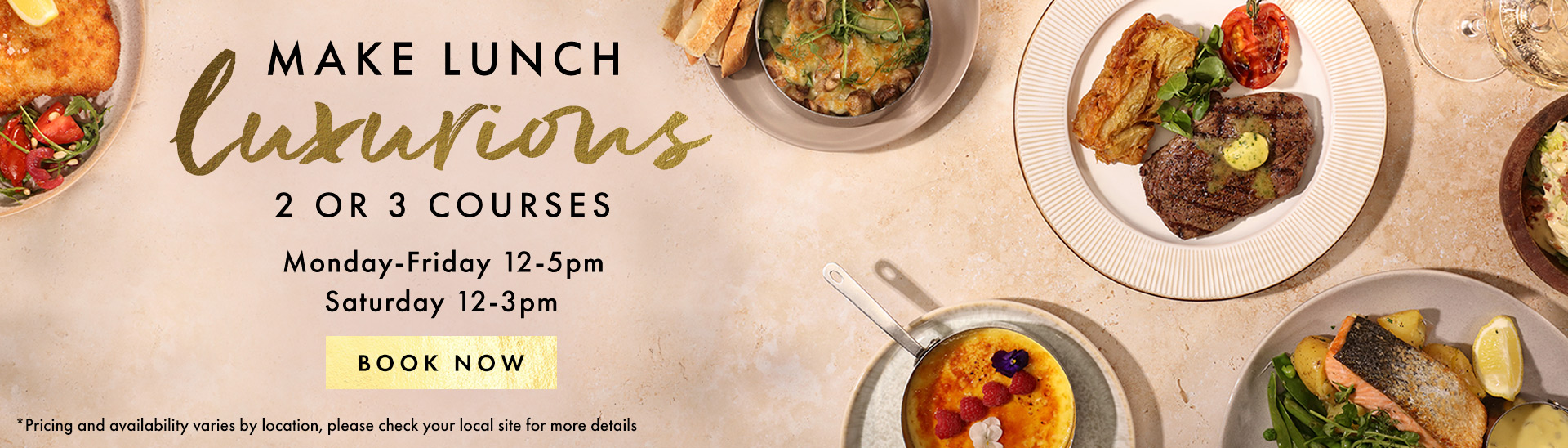 Fixed-Price Lunch | Miller & Carter